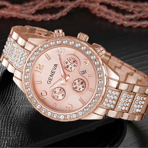 Geneva | Accessories | Geneva Fashion Stainless Steel Quartz Watch ...